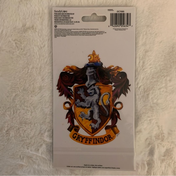 Warner Bros. | Other | Harry Potter Decal Gryffindor New | Poshmark